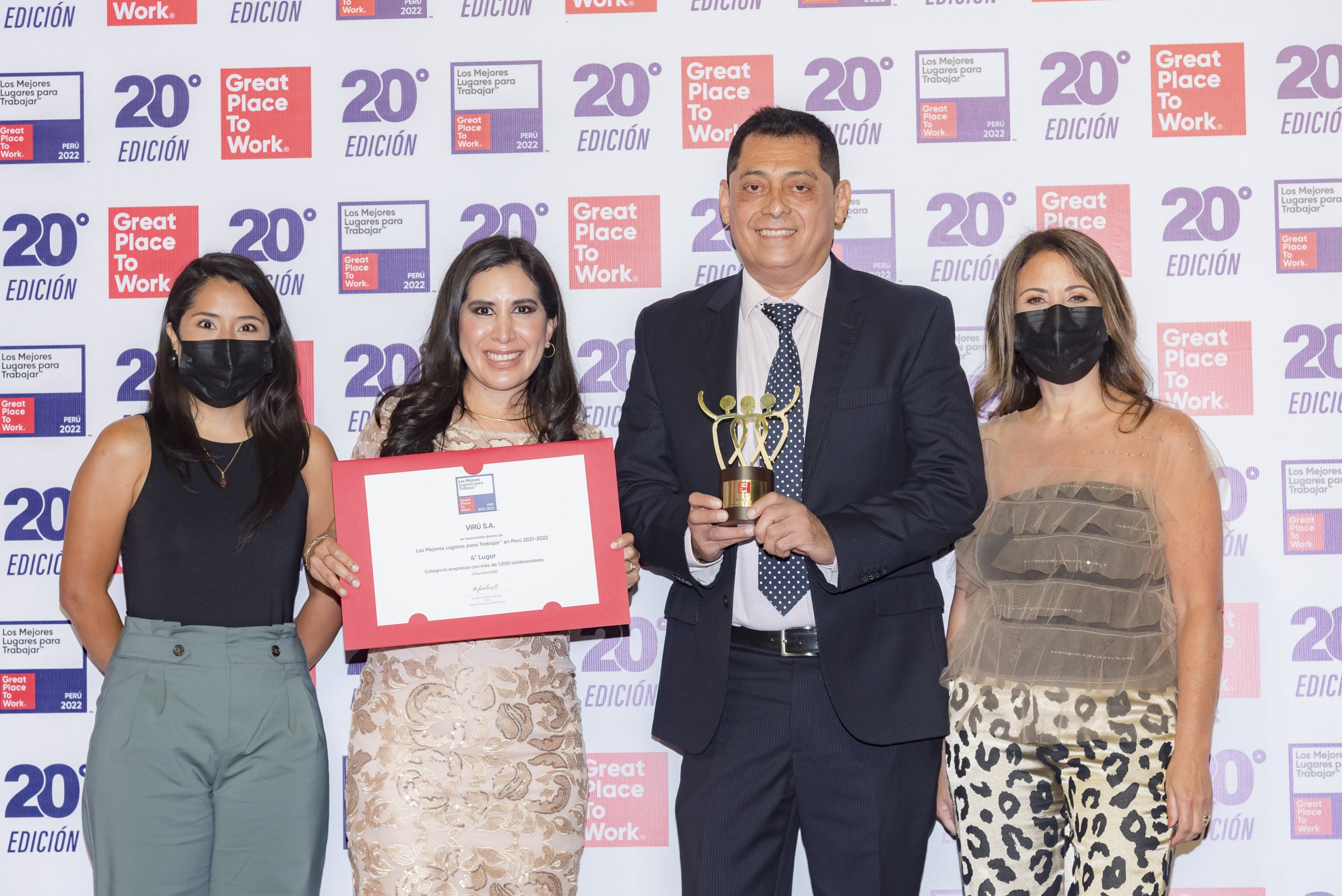 Great Place To Work: Virú S.A. es parte del Top 5 del ranking “Los ...