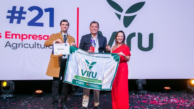 Viru S. A. es reconocida por GPTW como uno de “Los Mejores Lugares para ...